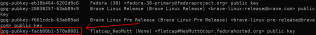 How to Remove RPM Package GPG Keys | hobo.house